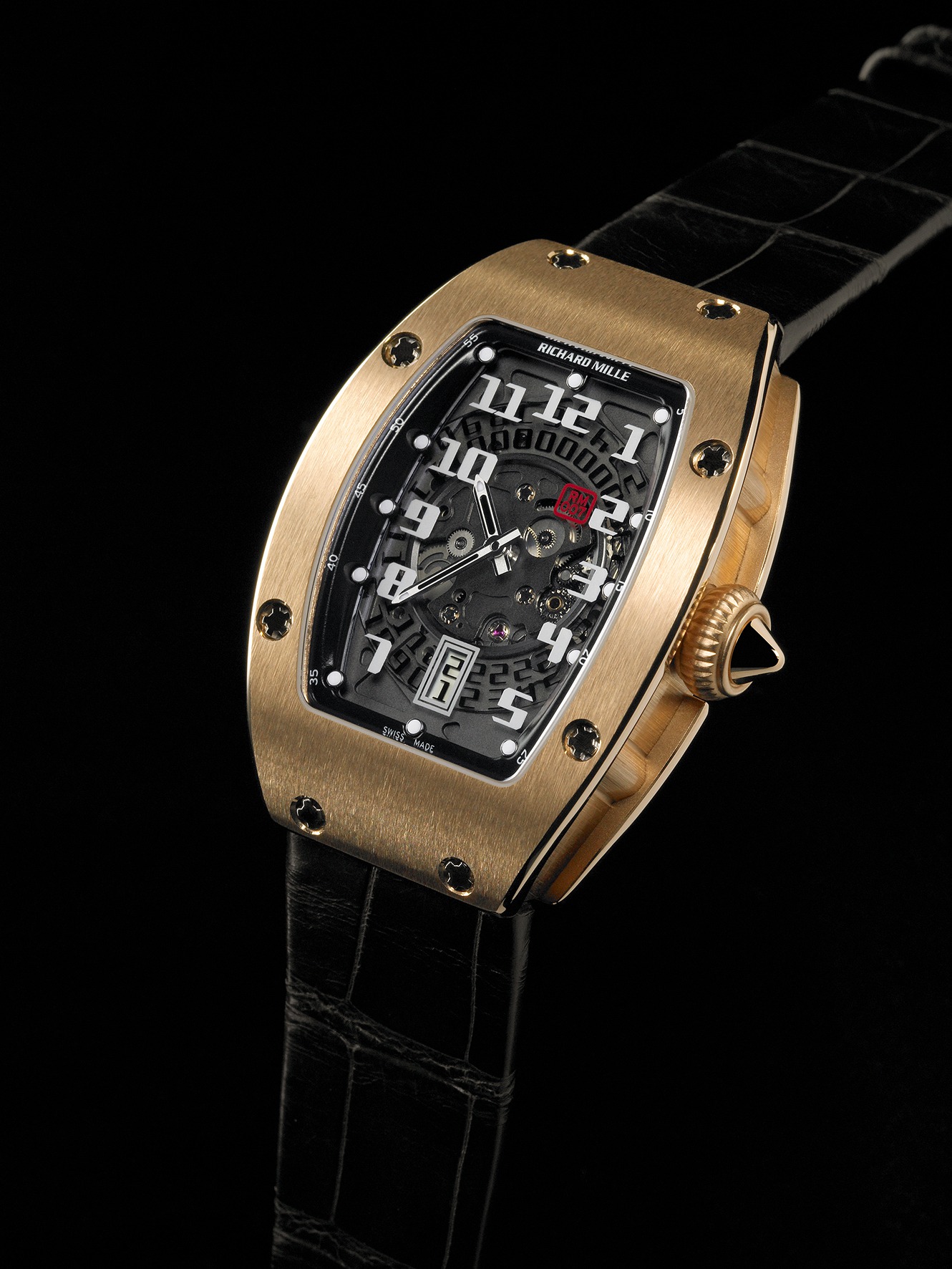 Replica Richard Mille RM 007 WG full set, full pave dial 506.064.604 ...