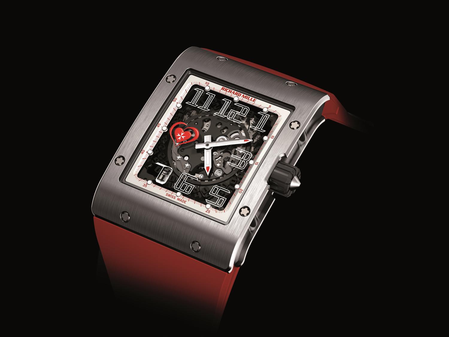 Replica Richard Mille RM 016 Automatic Help Them Onlus White Gold Watch ...