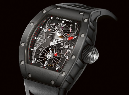 Replica Richard Mille RM 021 Carbon 521.72.91 Tourbillon Watch [RM 021 ...